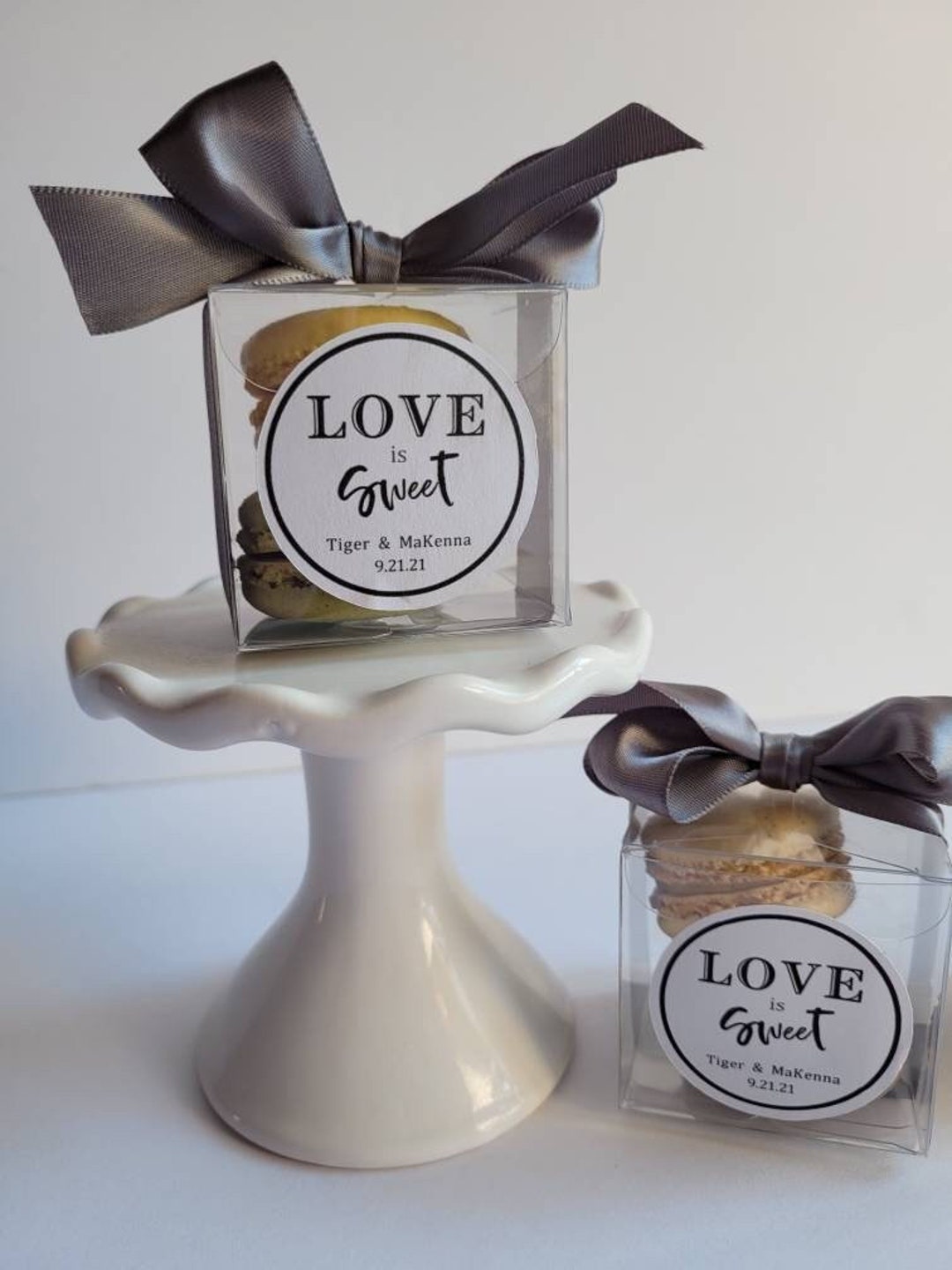 10 Plain Clear PVC Tuck Top Gift Boxes | Wedding | Party | DIY | Favor ...