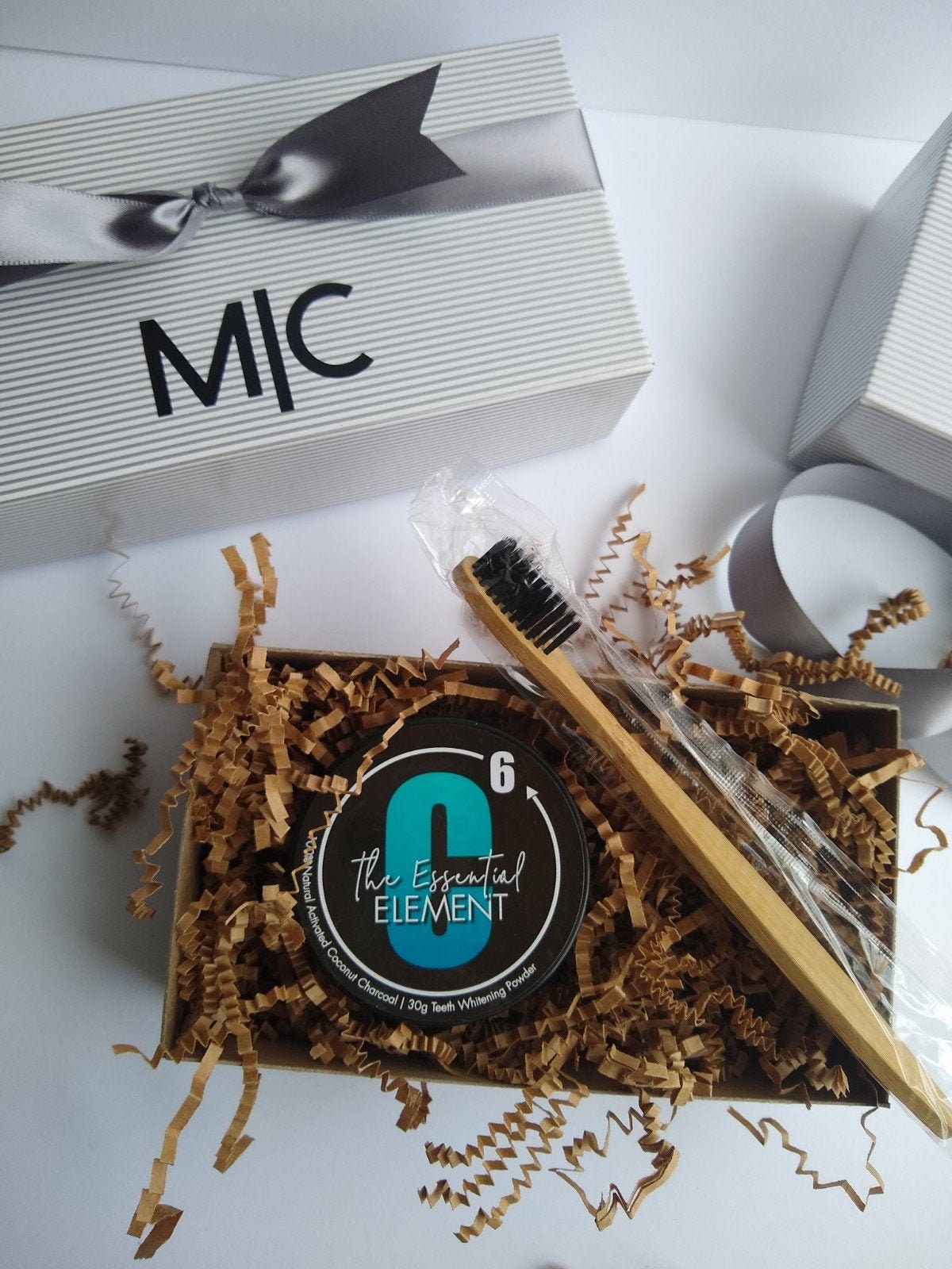 Groomsman Gift Box COMPLETE With Teeth Whitening Charcoal Powder and ...