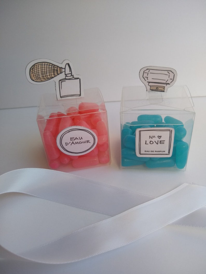 10 Plain Clear PVC Tuck Top Gift Boxes | Wedding | Party | DIY | Favor ...