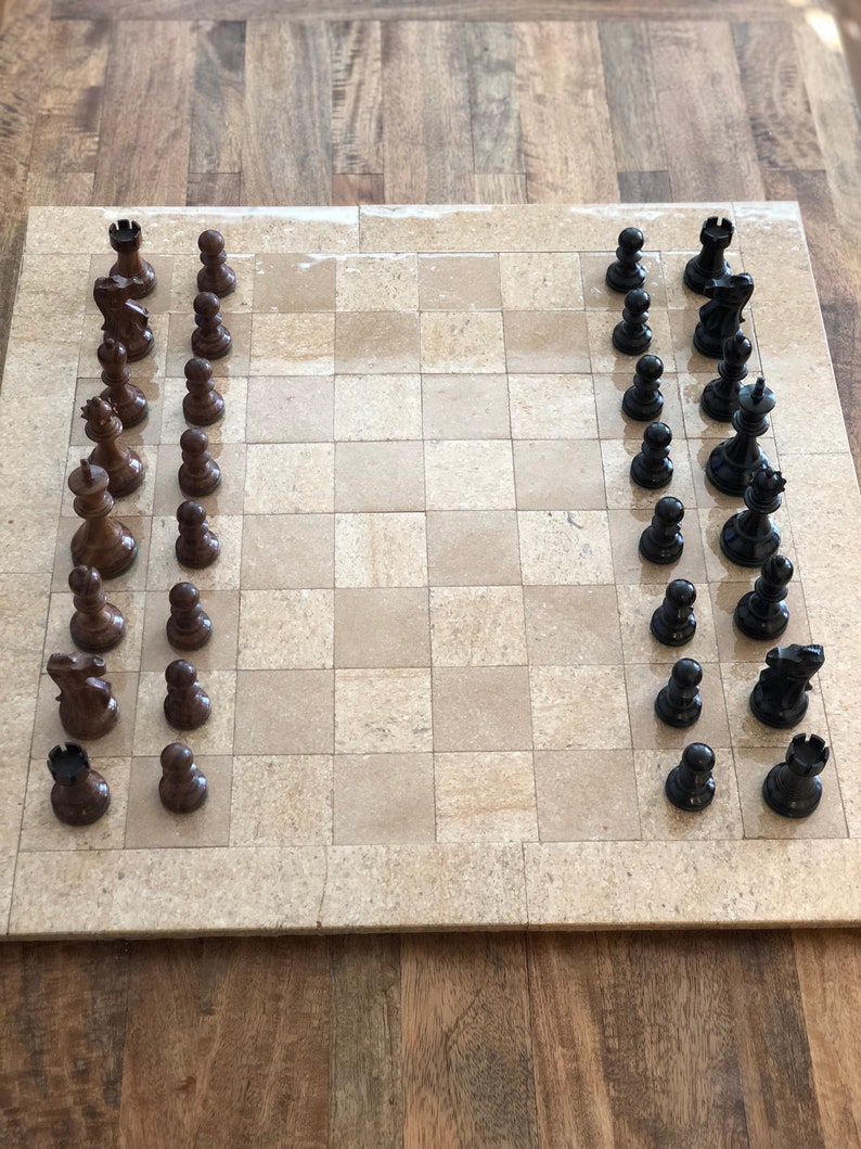 Custom Handmade Natural Stone Chess Boards - Etsy