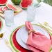 Multicolor Round Watermelon Placemat, Crochet Multiplacemats, Dining ...