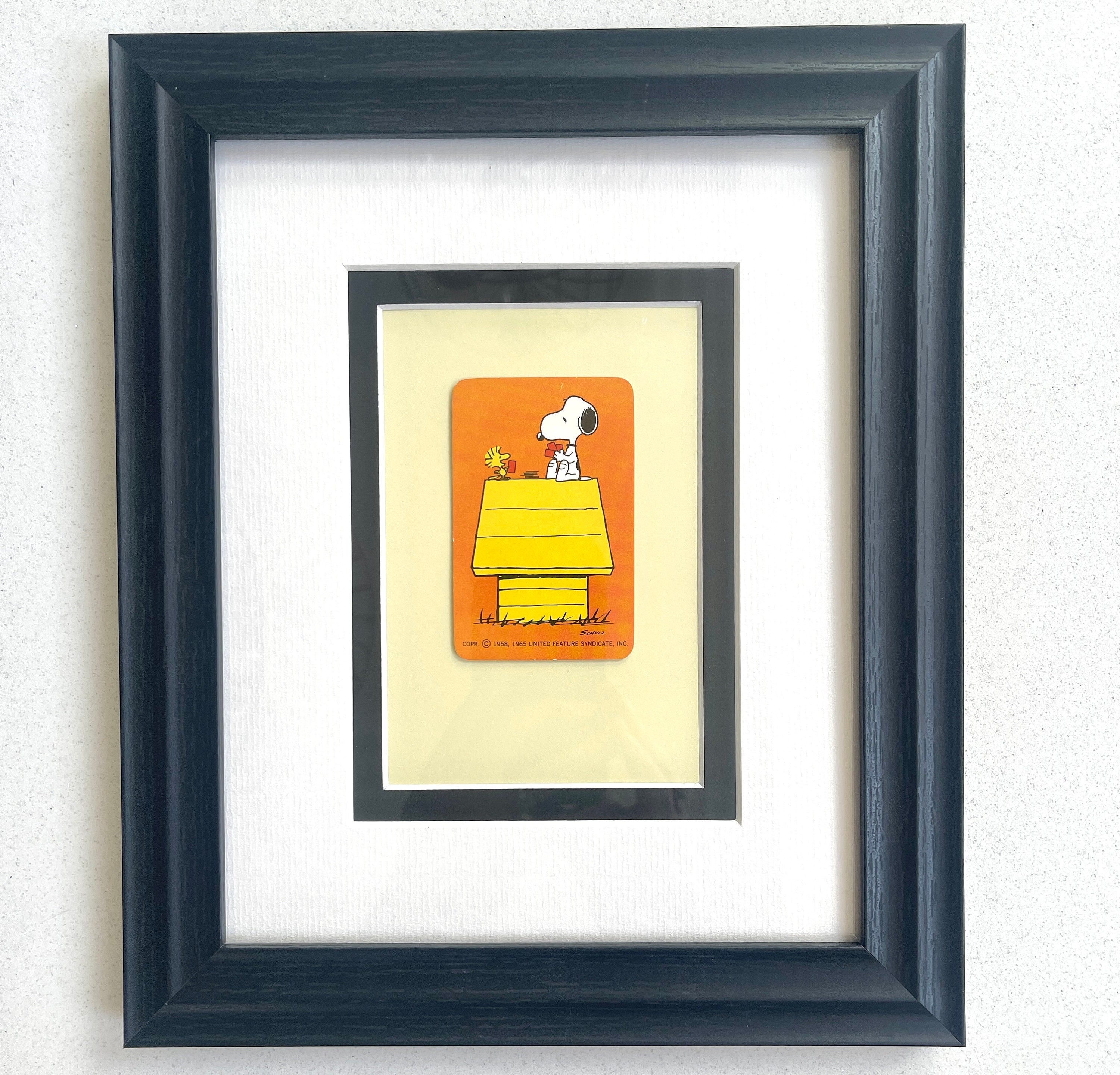 Snoopy Vintage 1958 Rare Playing Card Art Gift - Etsy