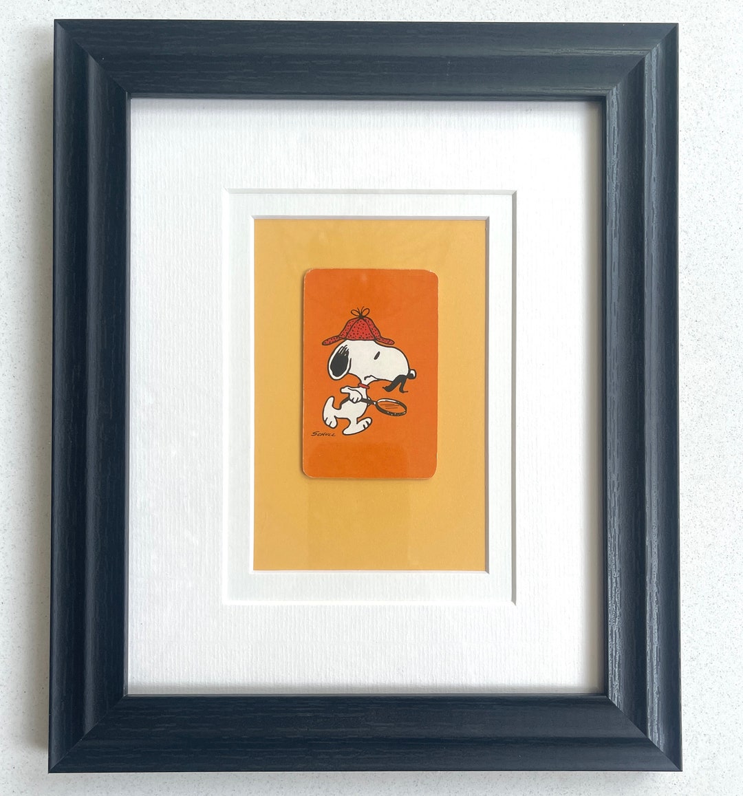 Snoopy Detective Sleuth Vintage 1958 Card Wall Art Gift - Etsy