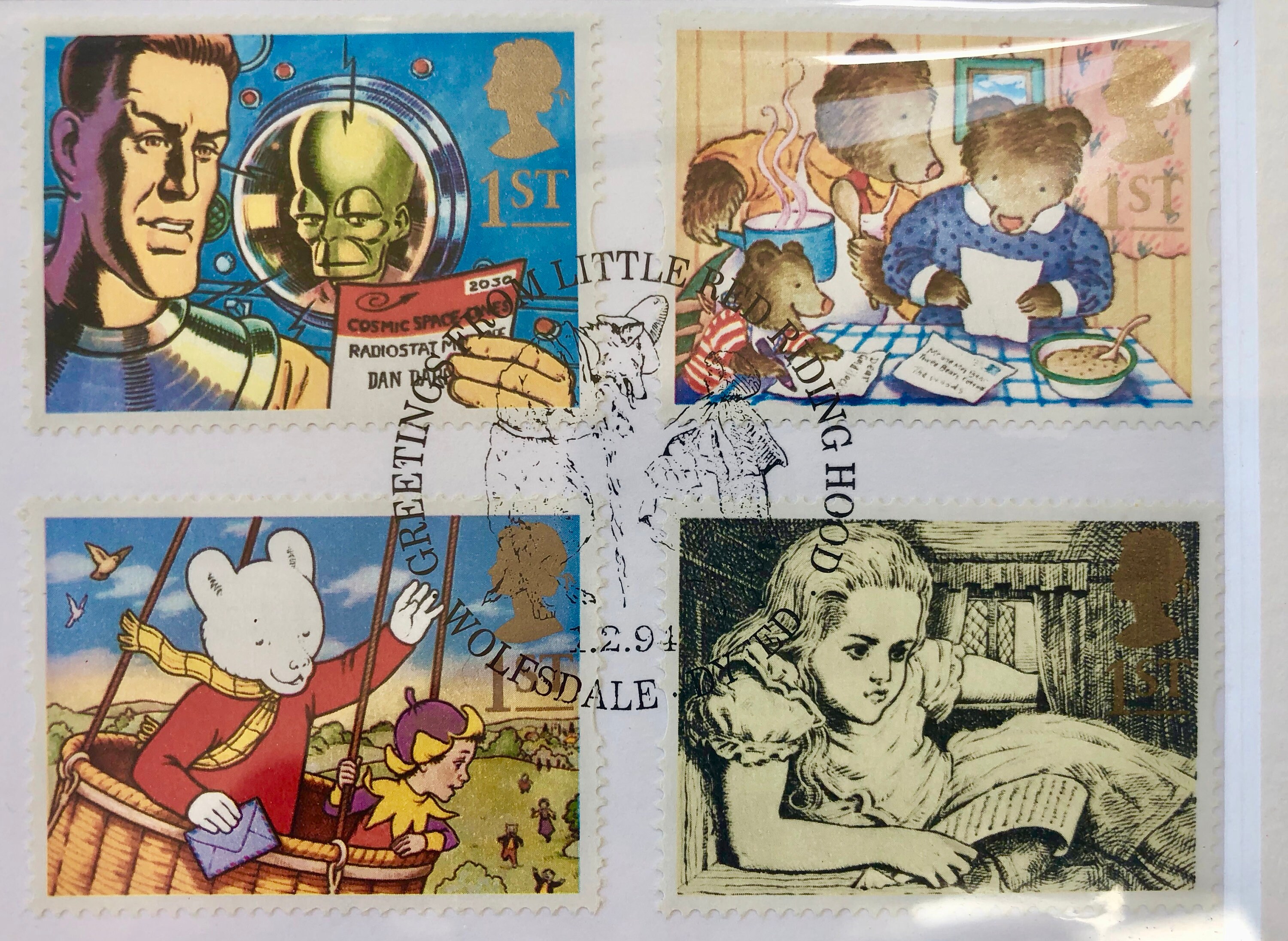 Batman Alice in Wonderland Pooh First Day Cover 1994 - Etsy