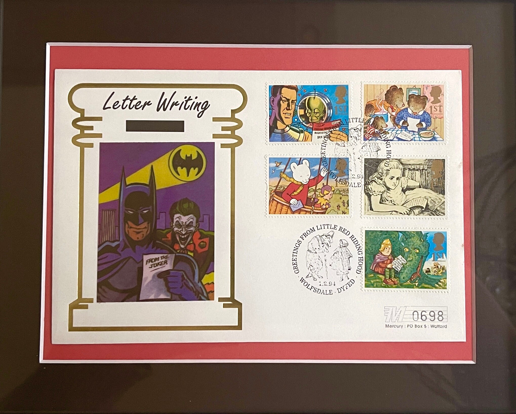 Batman Alice in Wonderland Pooh First Day Cover 1994 - Etsy