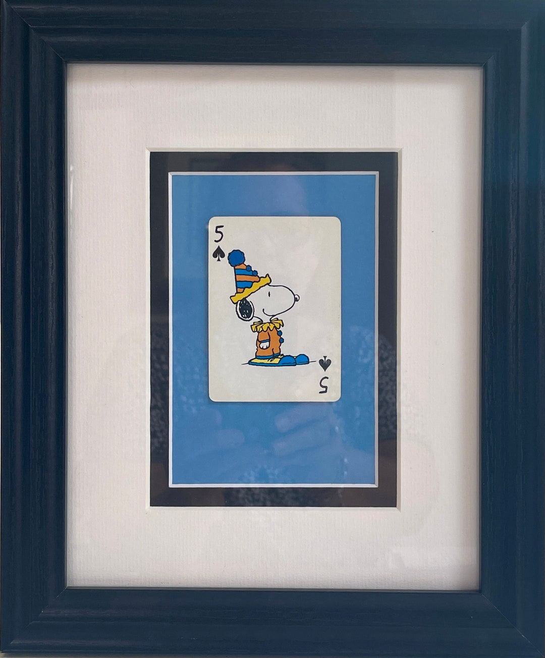 Snoopy Clown Vintage 1980 Playing Card Art Gift - Etsy