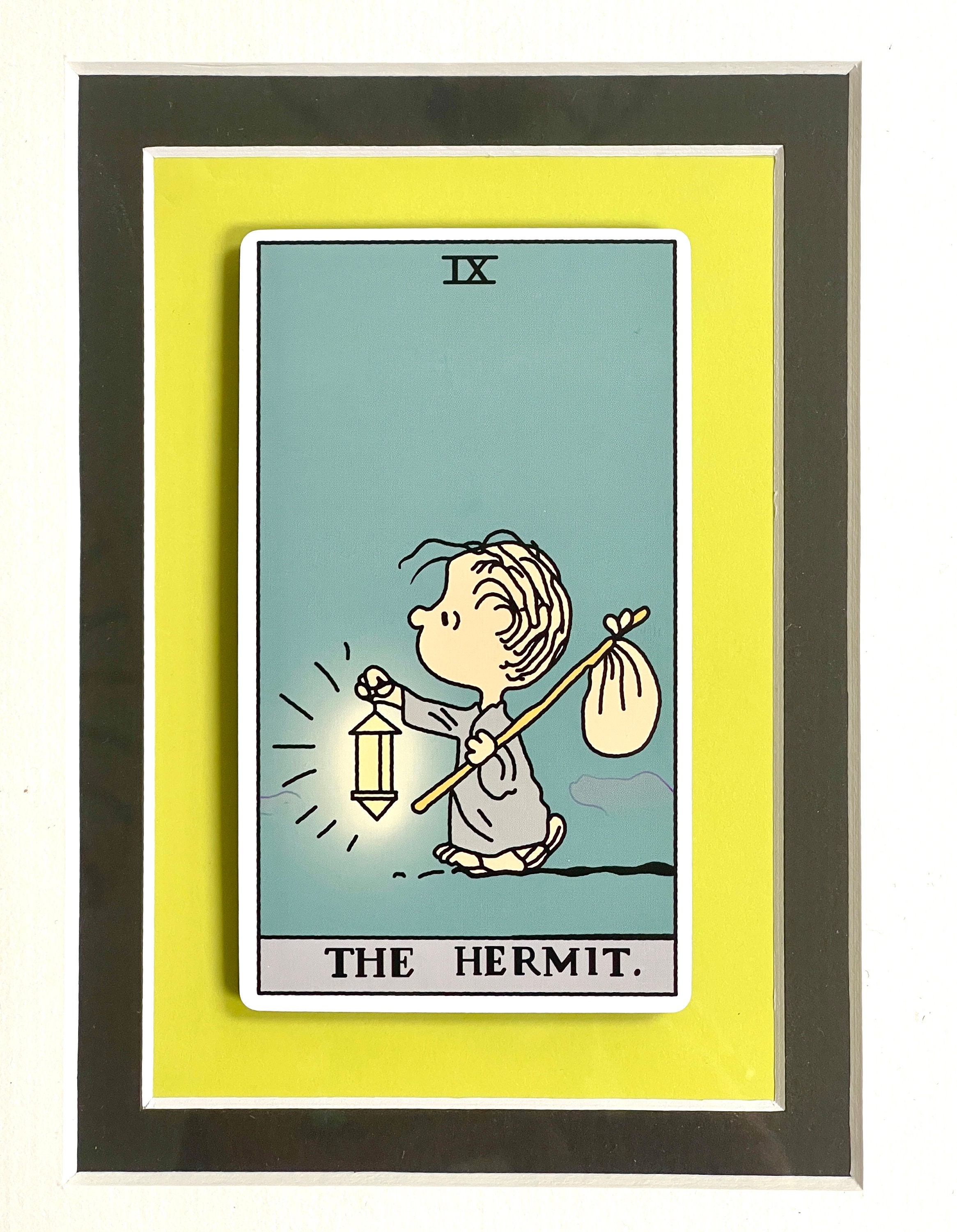 The Hermit Tarot Card Linus Snoopy Wall Art Gift - Etsy