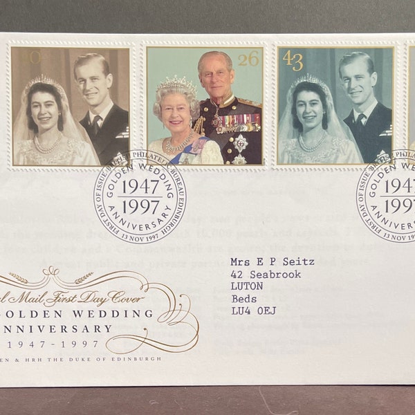 Queen Elizabeth First Day Covers - Etsy