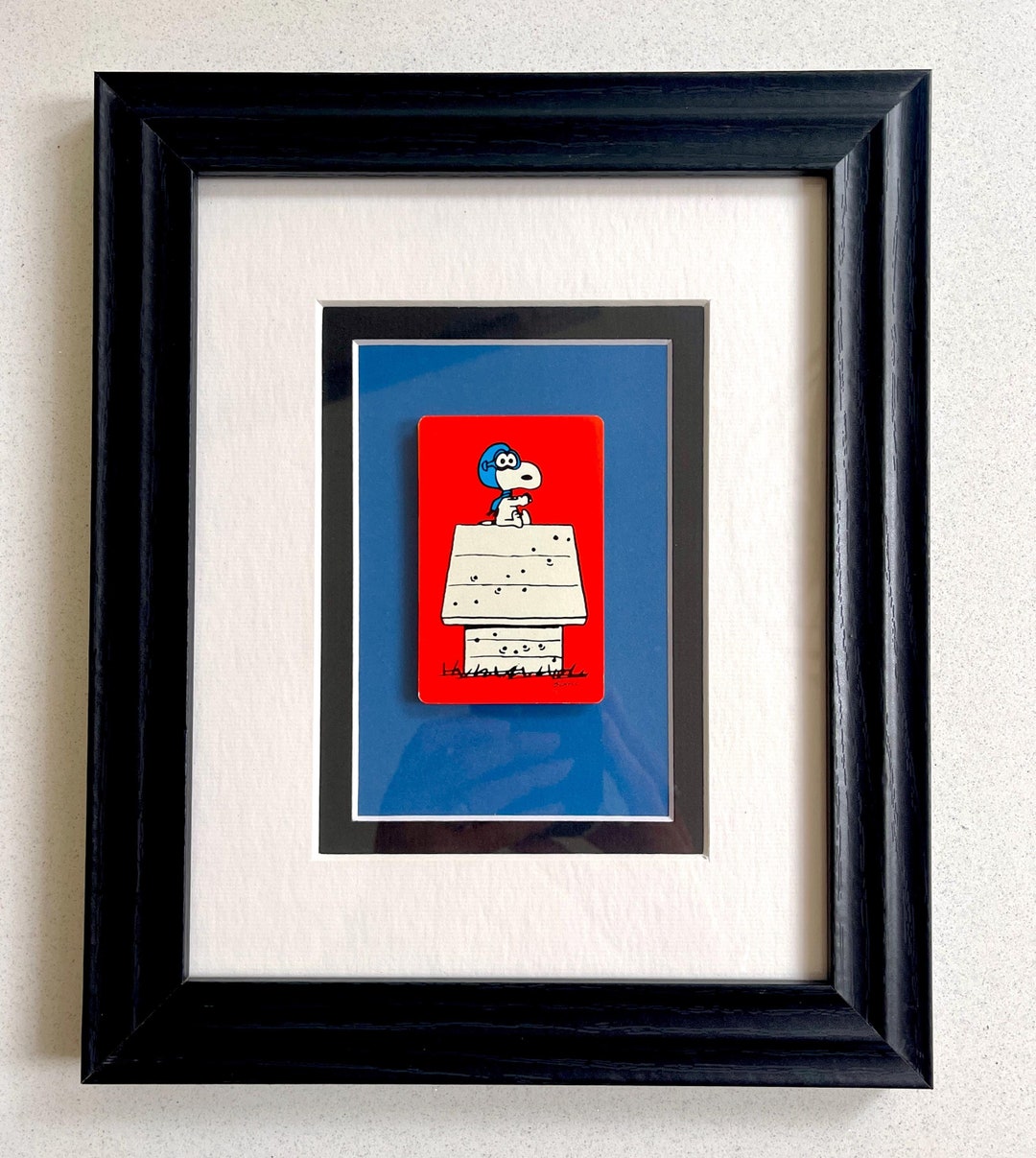 Snoopy Fighter Pilot 1958 Rare Playing Card Vintage Wall Art Gift - Etsy