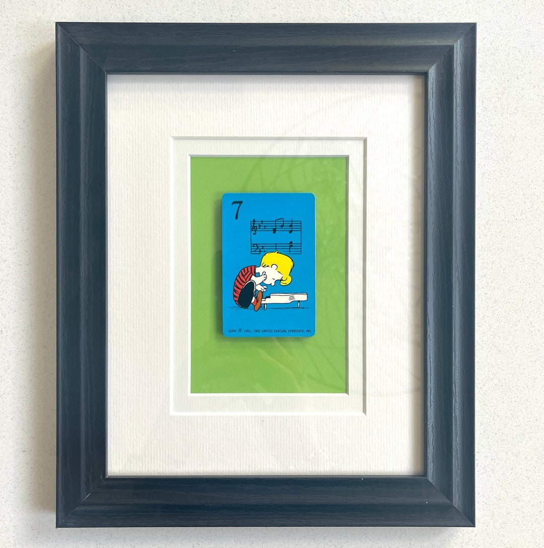 Schroeder Piano * Snoopy and the Gang Vintage 1961 * Playing Card ...