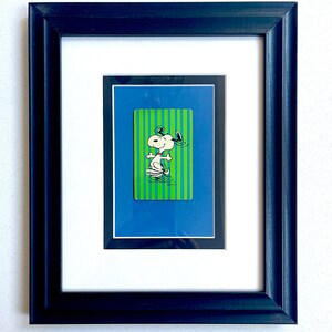 Detective Snoopy Sleuth Vintage 1965 * Framed Playing Card * Unique ...