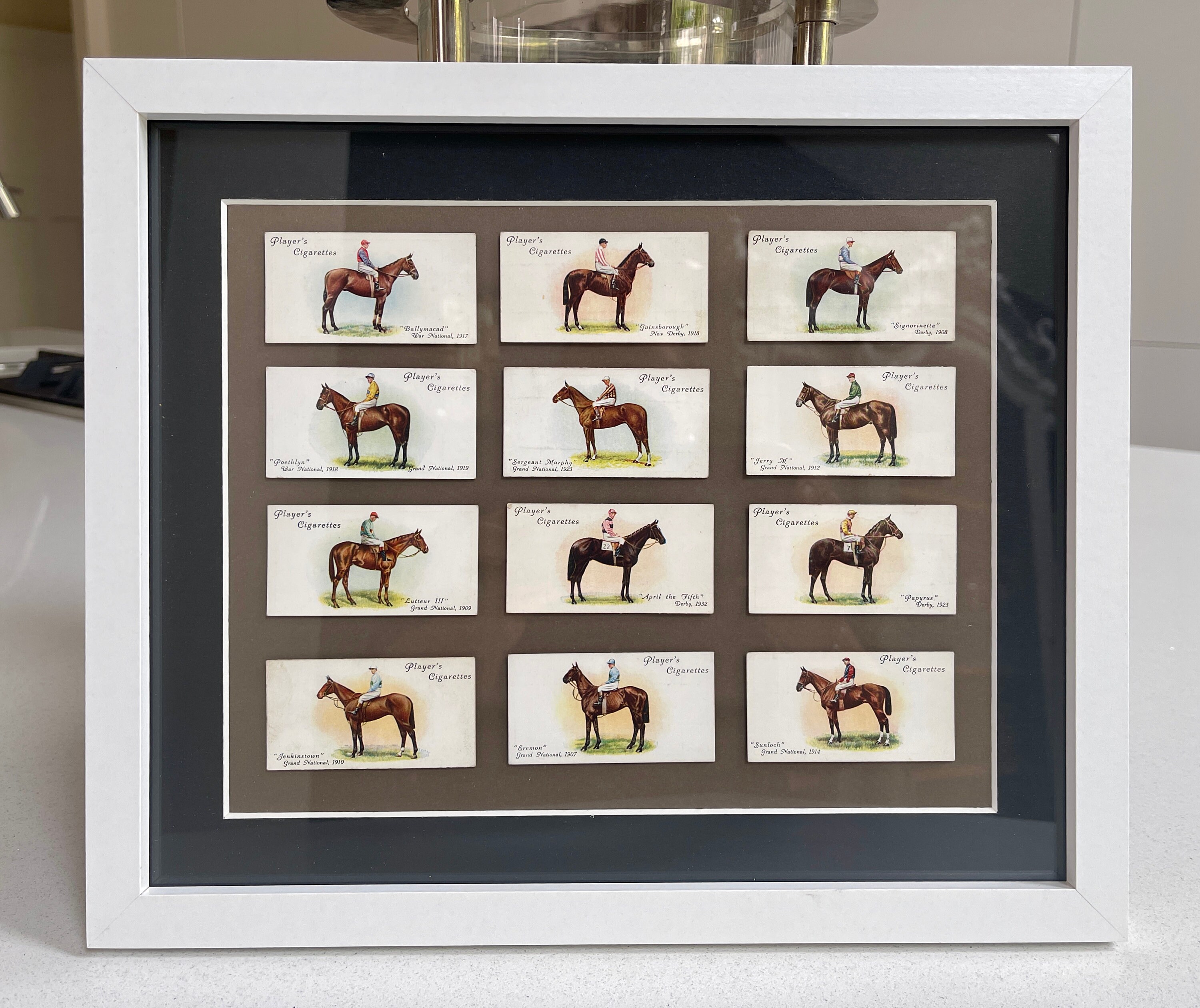Racehorses Vintage Cigarette Cards 1930's Wall Art - Etsy