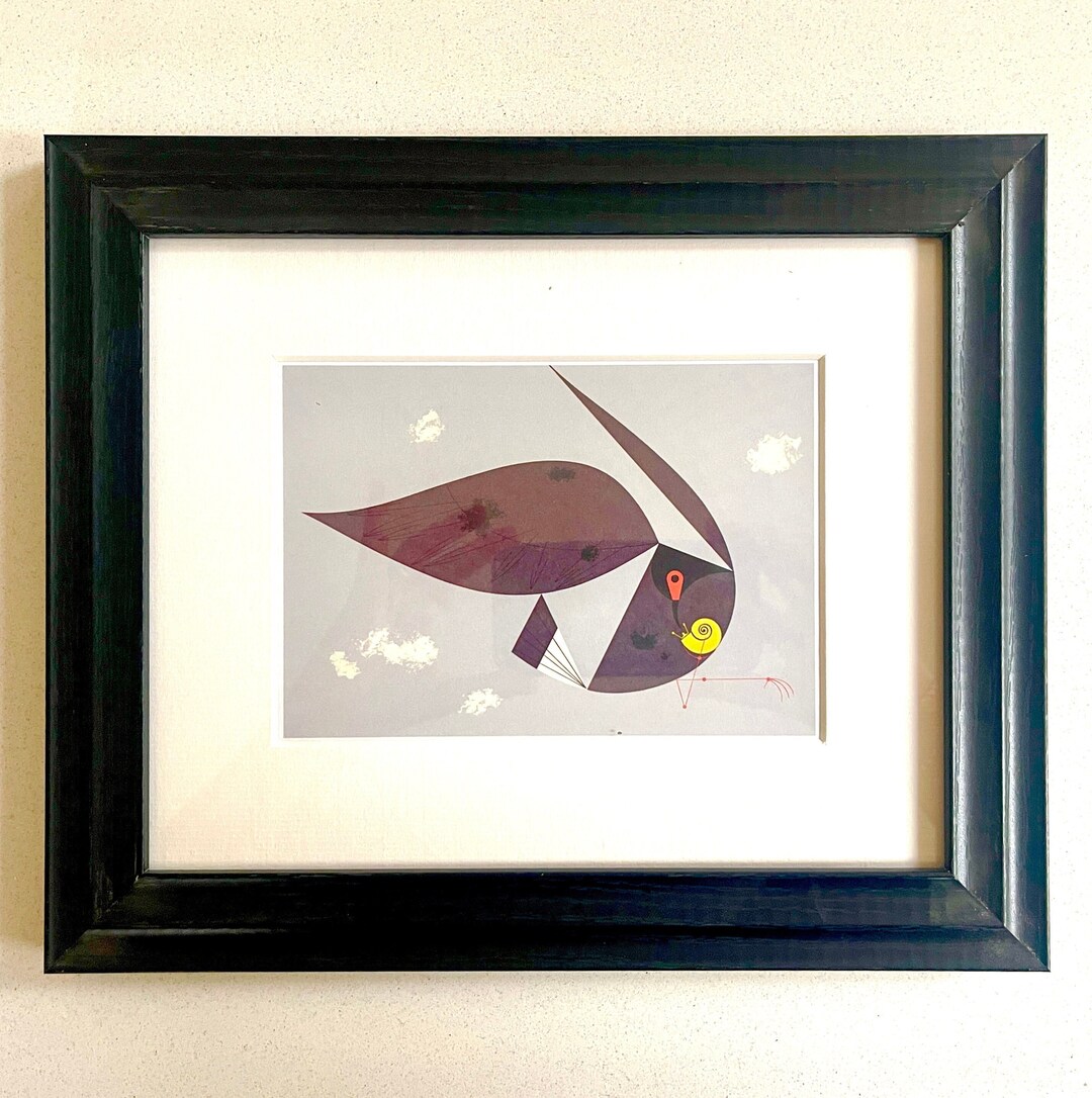 Everglade Kite Bird Vintage Mid Century Wall Art Charley Harper - Etsy