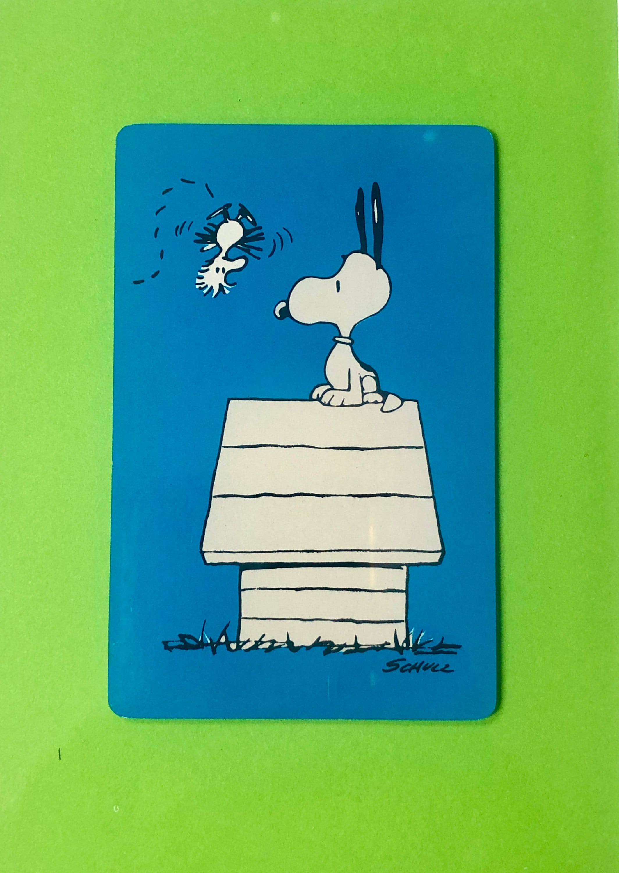 Snoopy & Woodstock Vintage 1965 Peanuts Playing Card Gift - Etsy