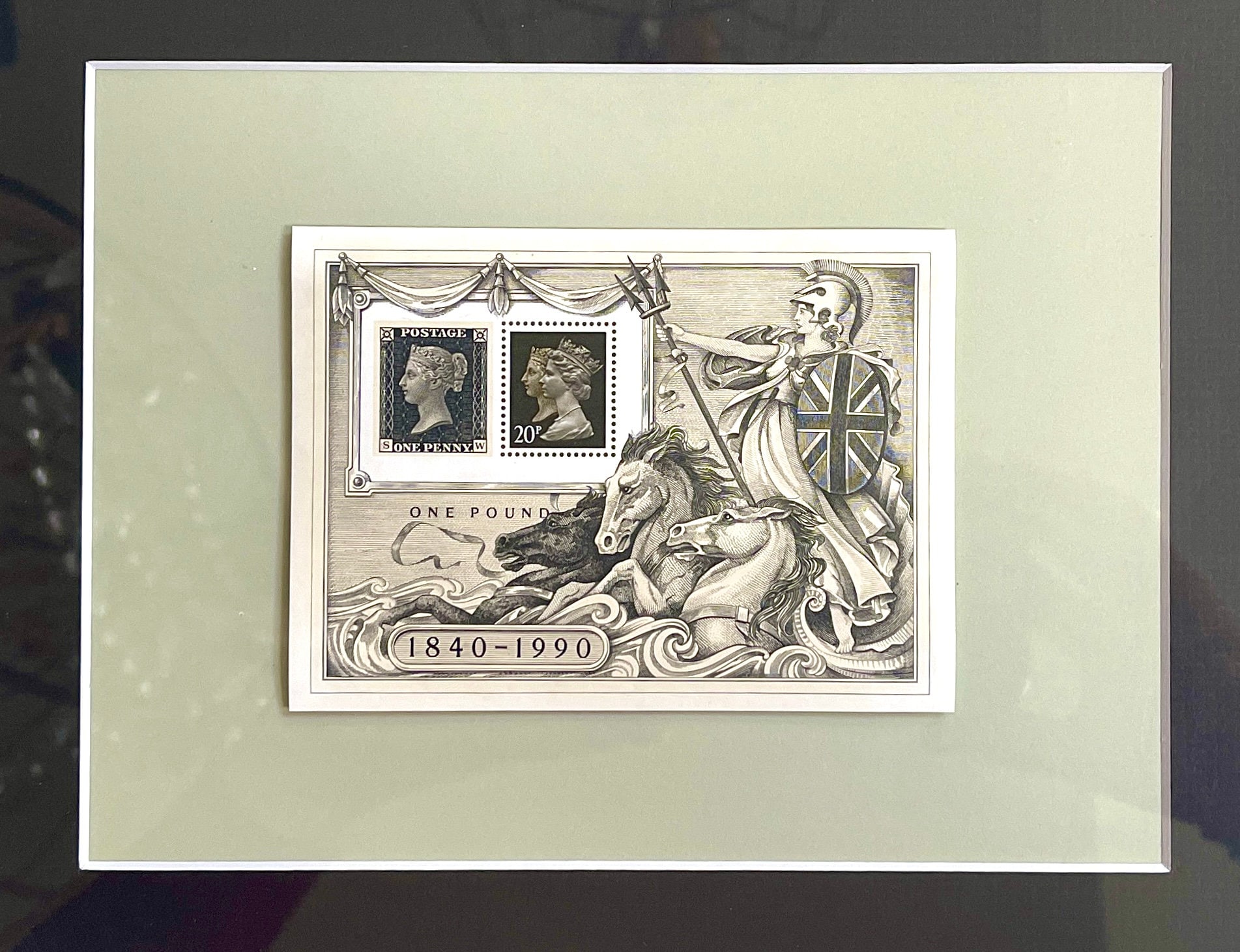 Penny Black Vintage Stamps 1990 UK Art Gift - Etsy
