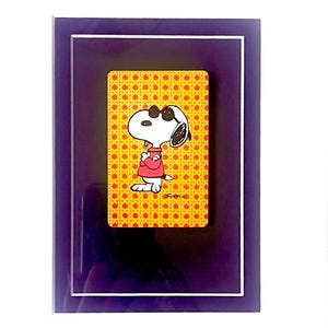 Snoopy Vintage 1958 Peanuts Rare Playing Card Wall Art Gift - Etsy Canada