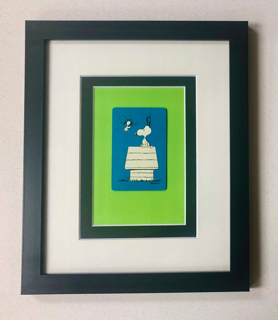Snoopy 1958 Peanuts Playing Card Vintage Wall Art Gift - Etsy