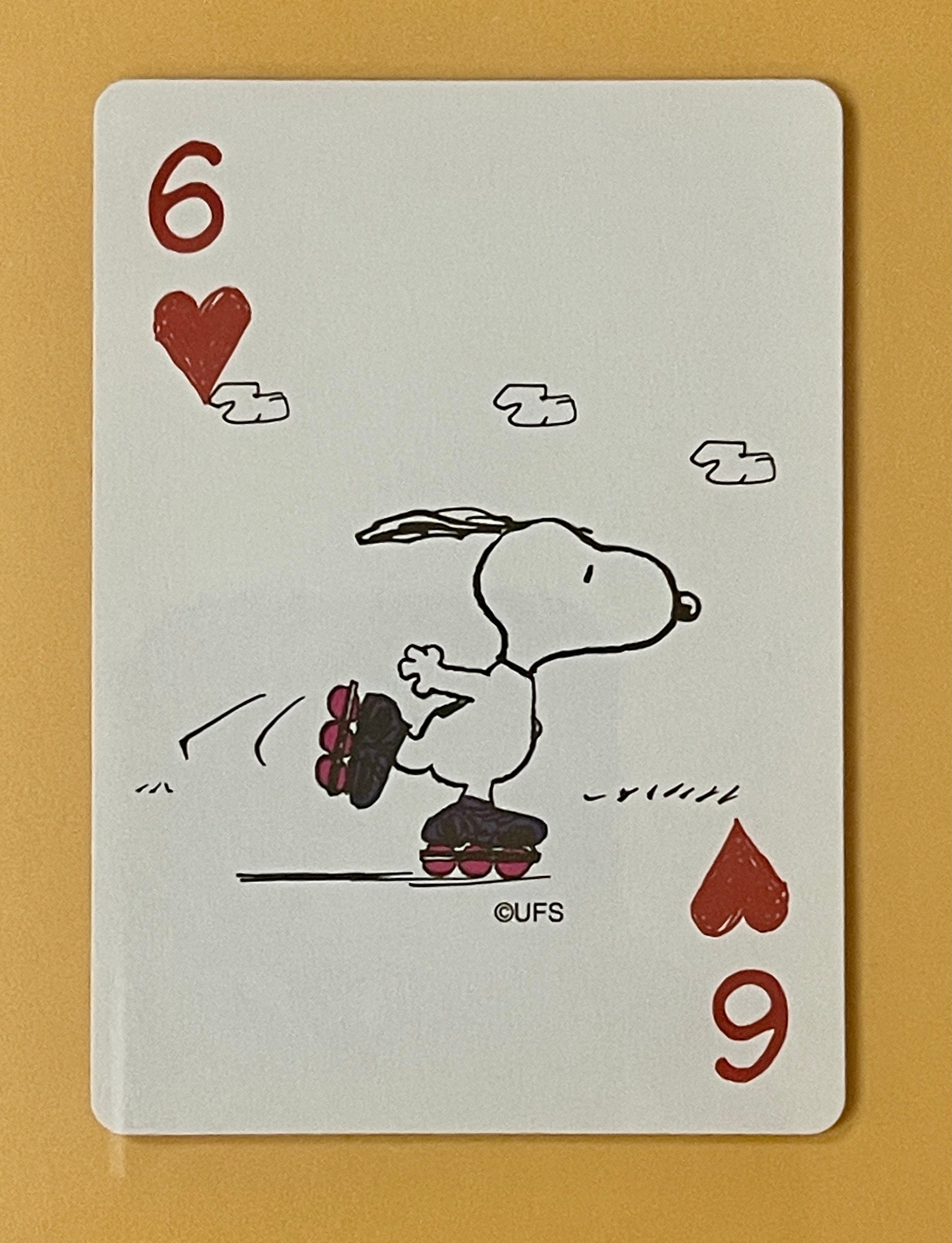 Snoopy Peanuts 1981 Vintage Playing Card Wall Art Gift - Etsy