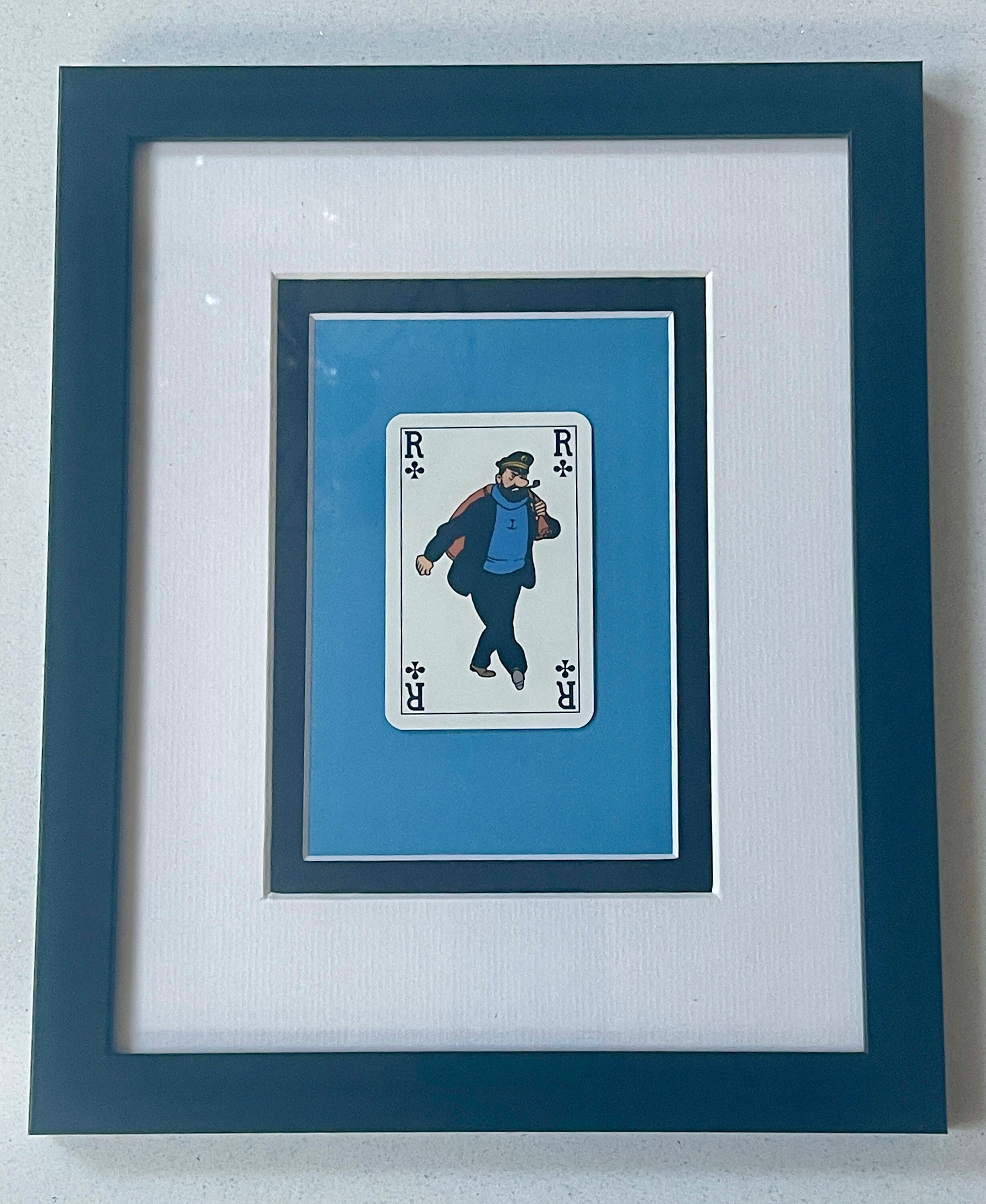 Tintin Professor Calculus 2001 Vintage Card Wall Art - Etsy