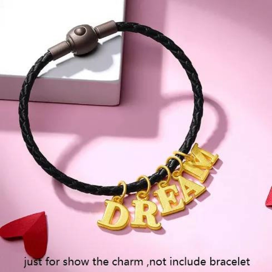 Real 999 24K Pure Gold Jewelry Initial Pendant Charm Necklace - Etsy