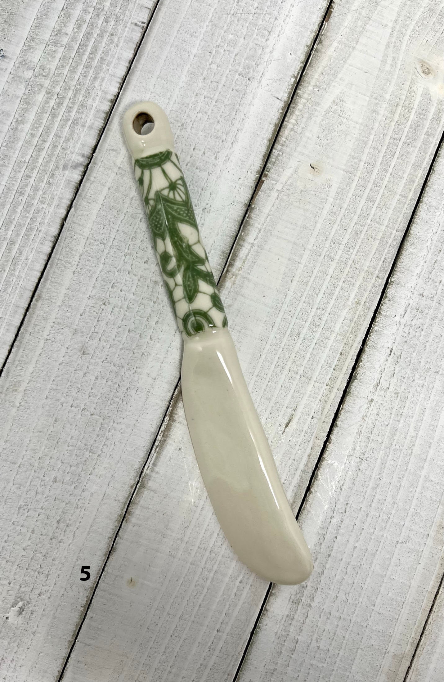 Porcelain Butter Knives Dip Spreaders Hand Made Includes - Etsy