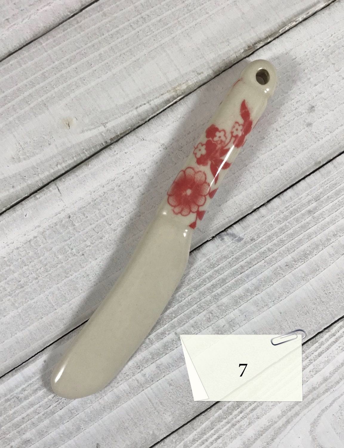 Porcelain butter knives dip spreaders hand made ready to | Etsy