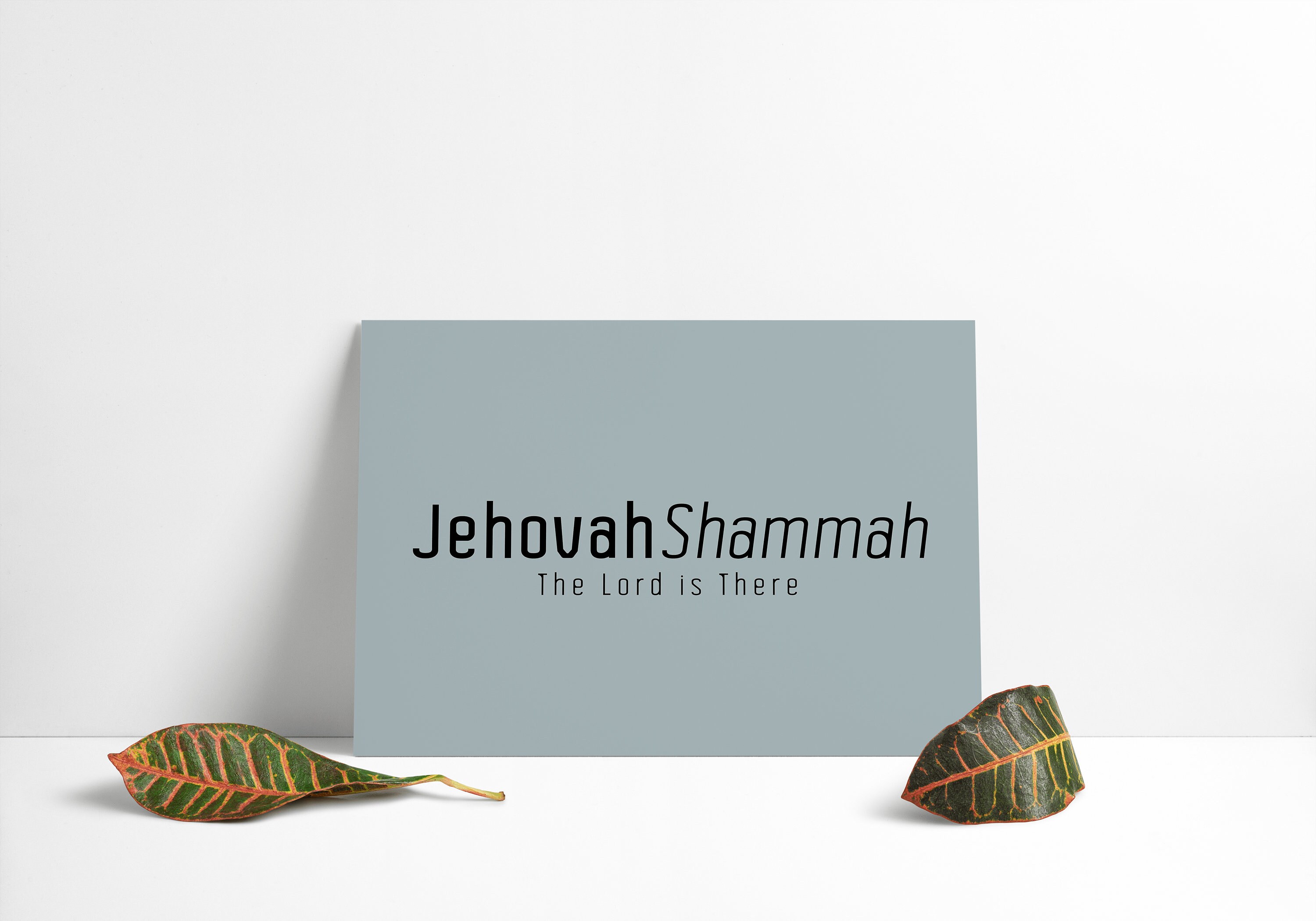 Jehovah Shammah • the Lord is There Print • Christian Prints ...