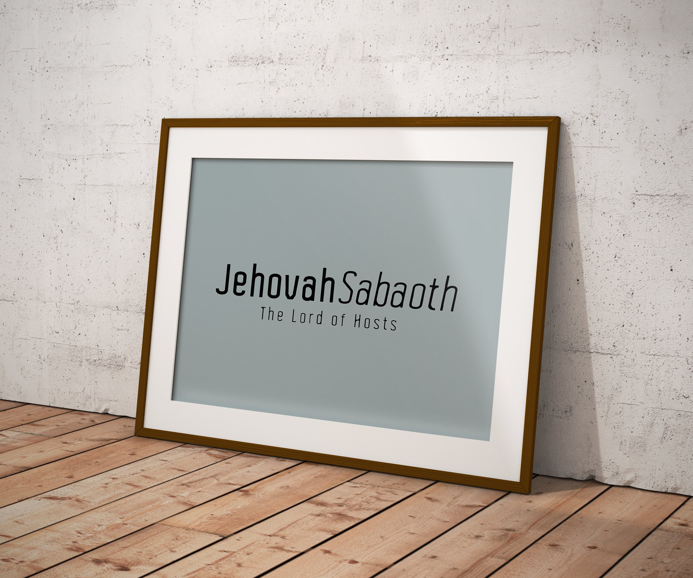 Jehovah Sabaoth the Lord of Hosts Print Christian Prints Christian ...