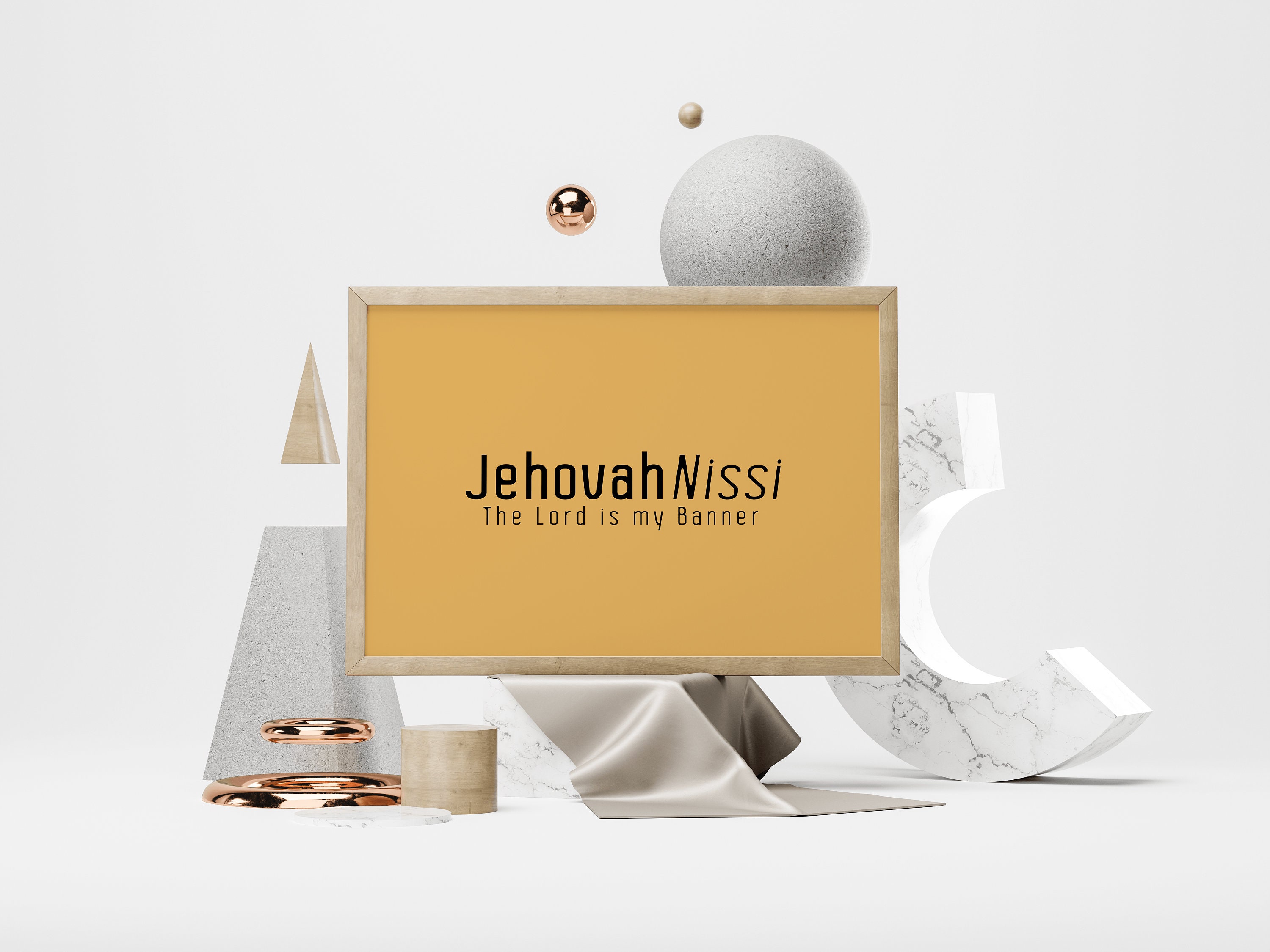 Jehovah Nissi • the Lord My Banner Print • Christian Prints • Christian ...