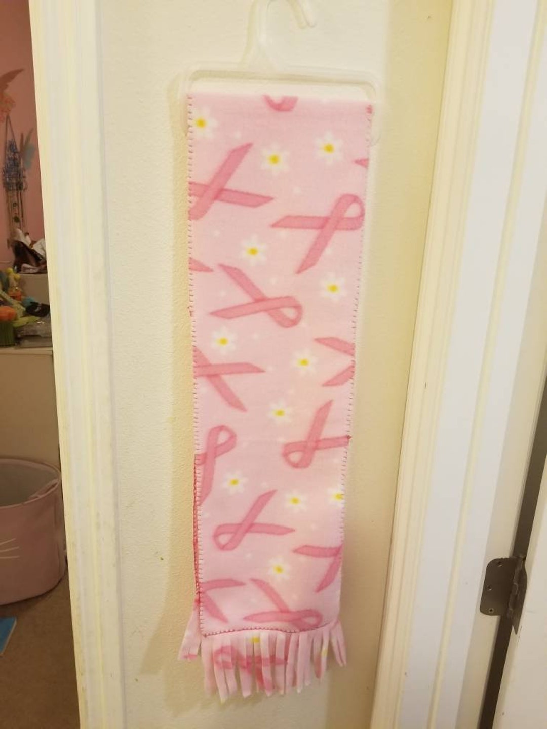 Breast Cancer Awareness Scarf - Etsy