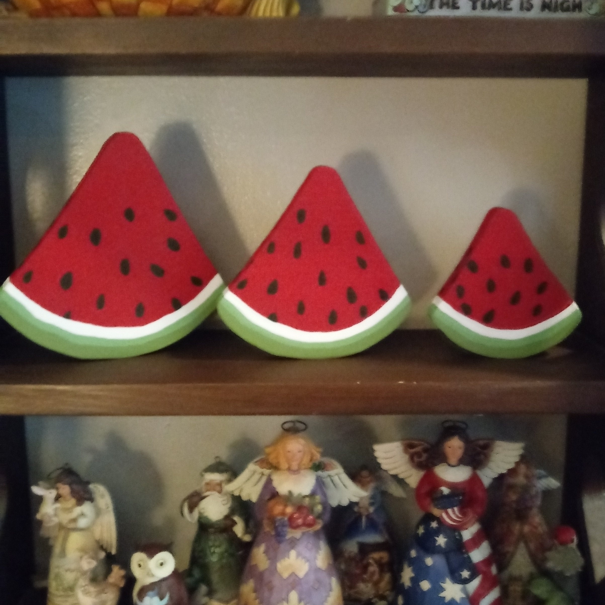 SUMMER watermelon BLOCKS Summer Decor Summer | Etsy