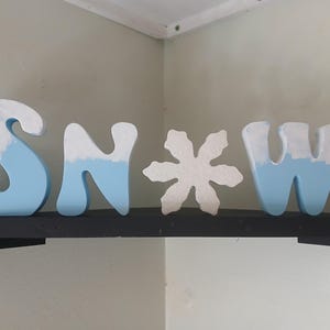 SNOW BLOCKS - Christmas Decor, Christmas Sign, Winter Wood Decor ...