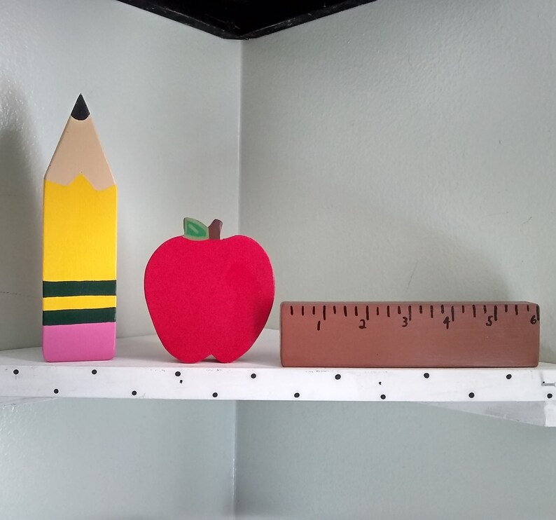 3-PC. TEACHER BLOCKS Teacher Gift Teacher Christmas Gift | Etsy