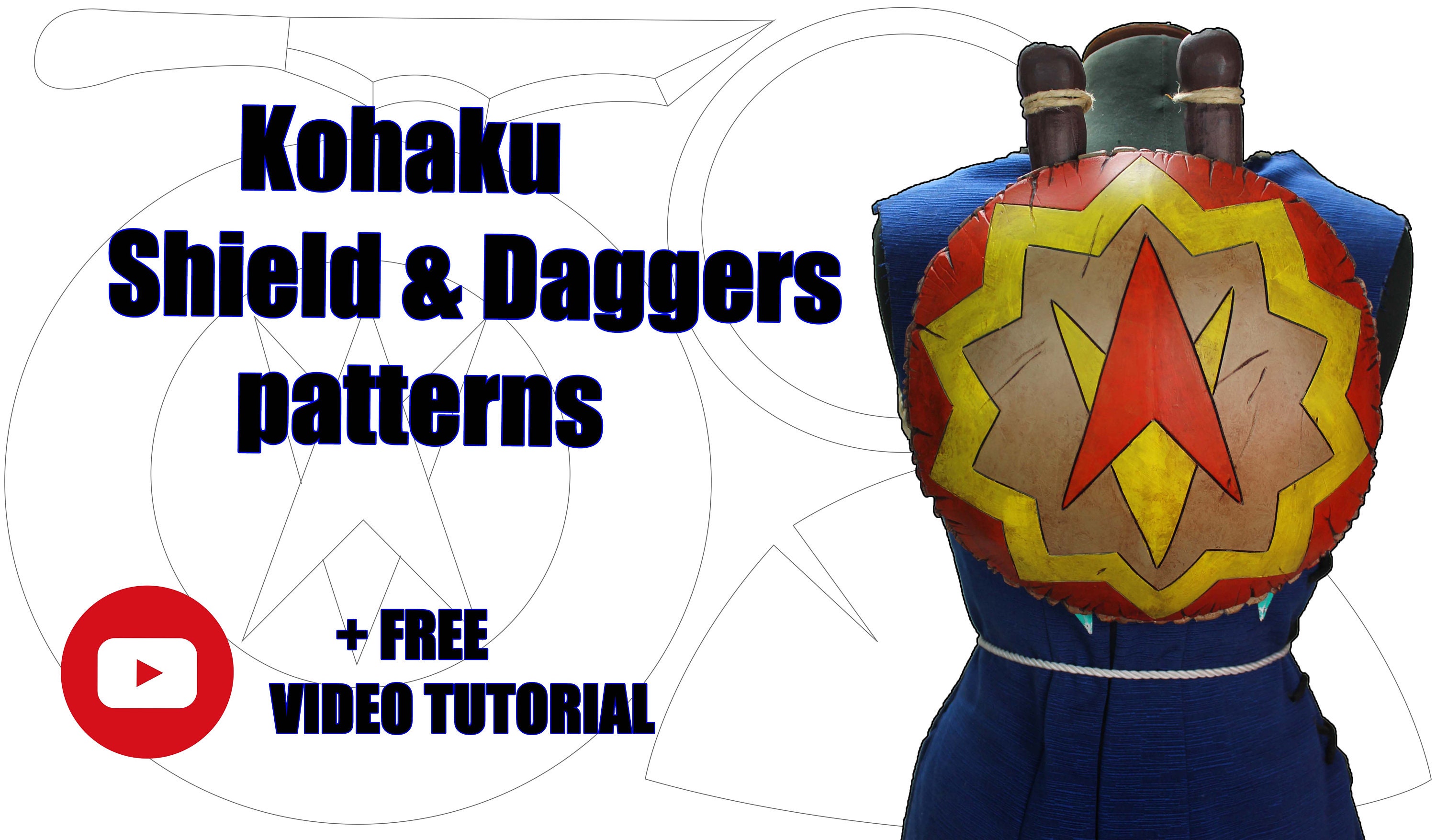 KOHAKU COSPLAY PATTERN - Etsy