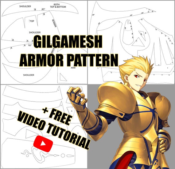 GILGAMESH ARMOR PATTERNS - Etsy