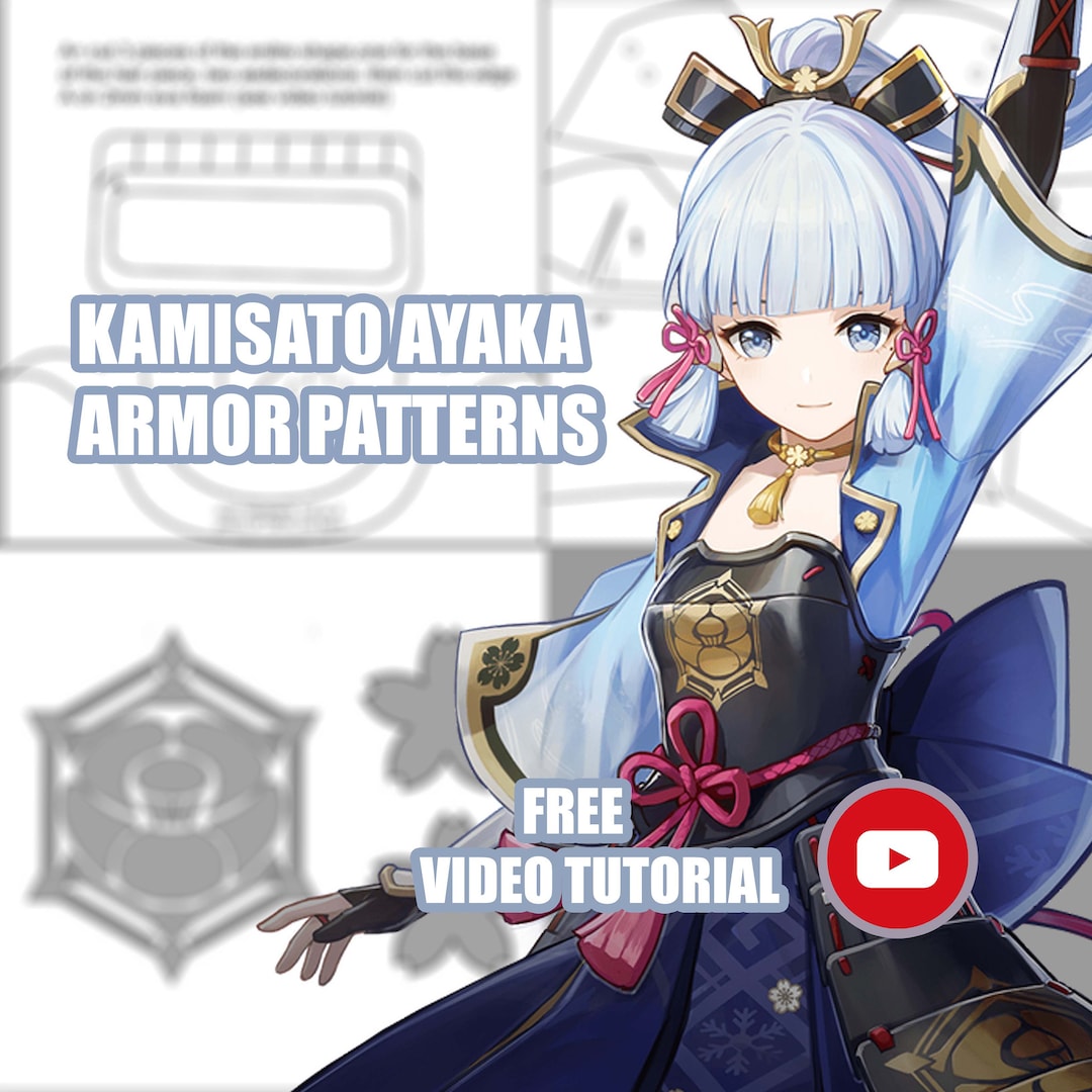 Kamisato Ayaka Armor Patterns - Etsy