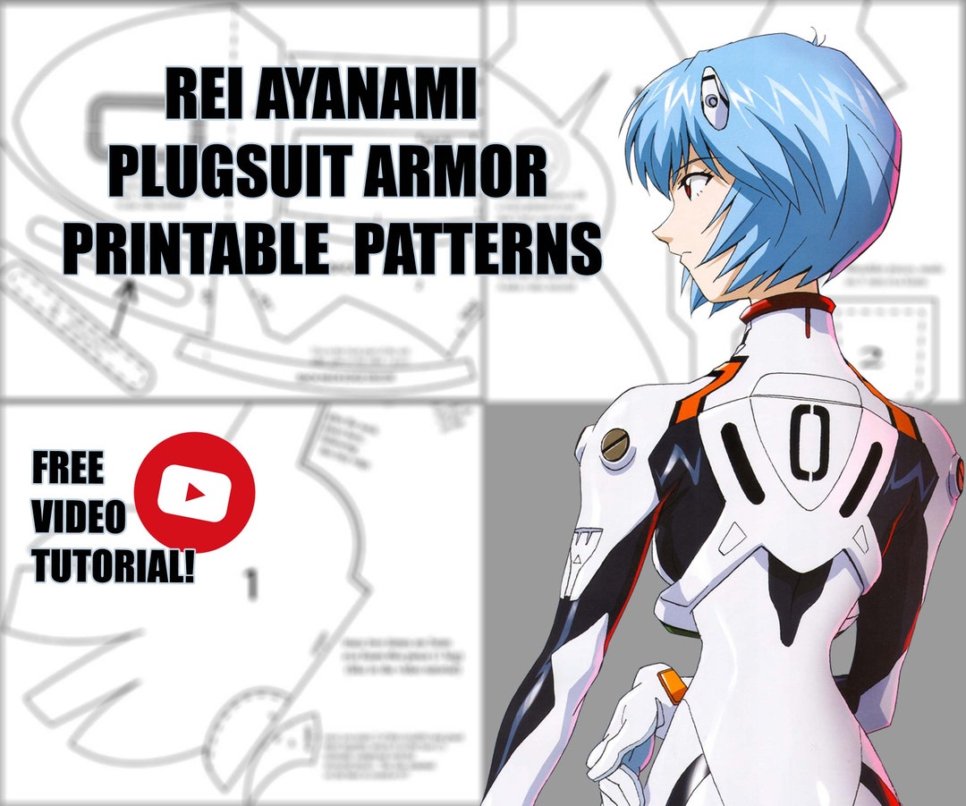 Rei Ayanami Plugsuit Armor Patterns - Etsy