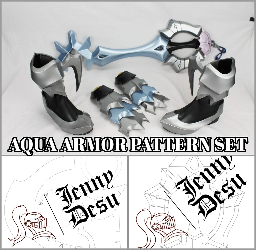 Aqua Armor + Keyblade Pattern - Etsy