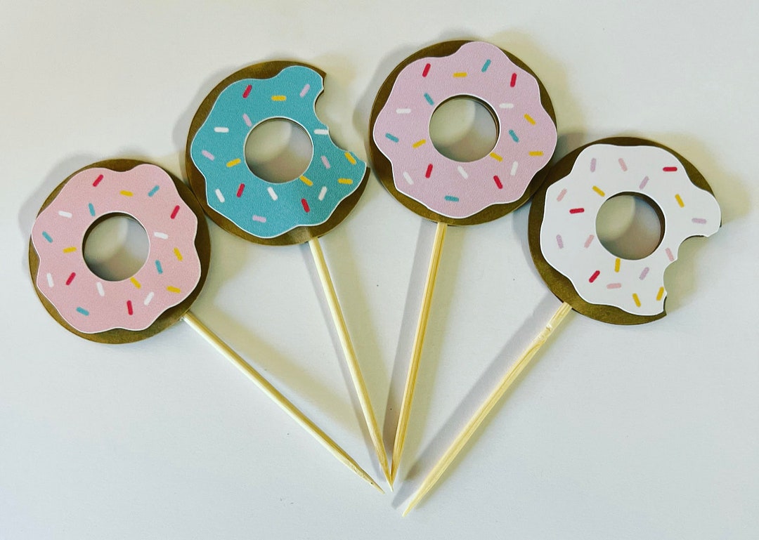 Donut Cupcake Toppers - Etsy