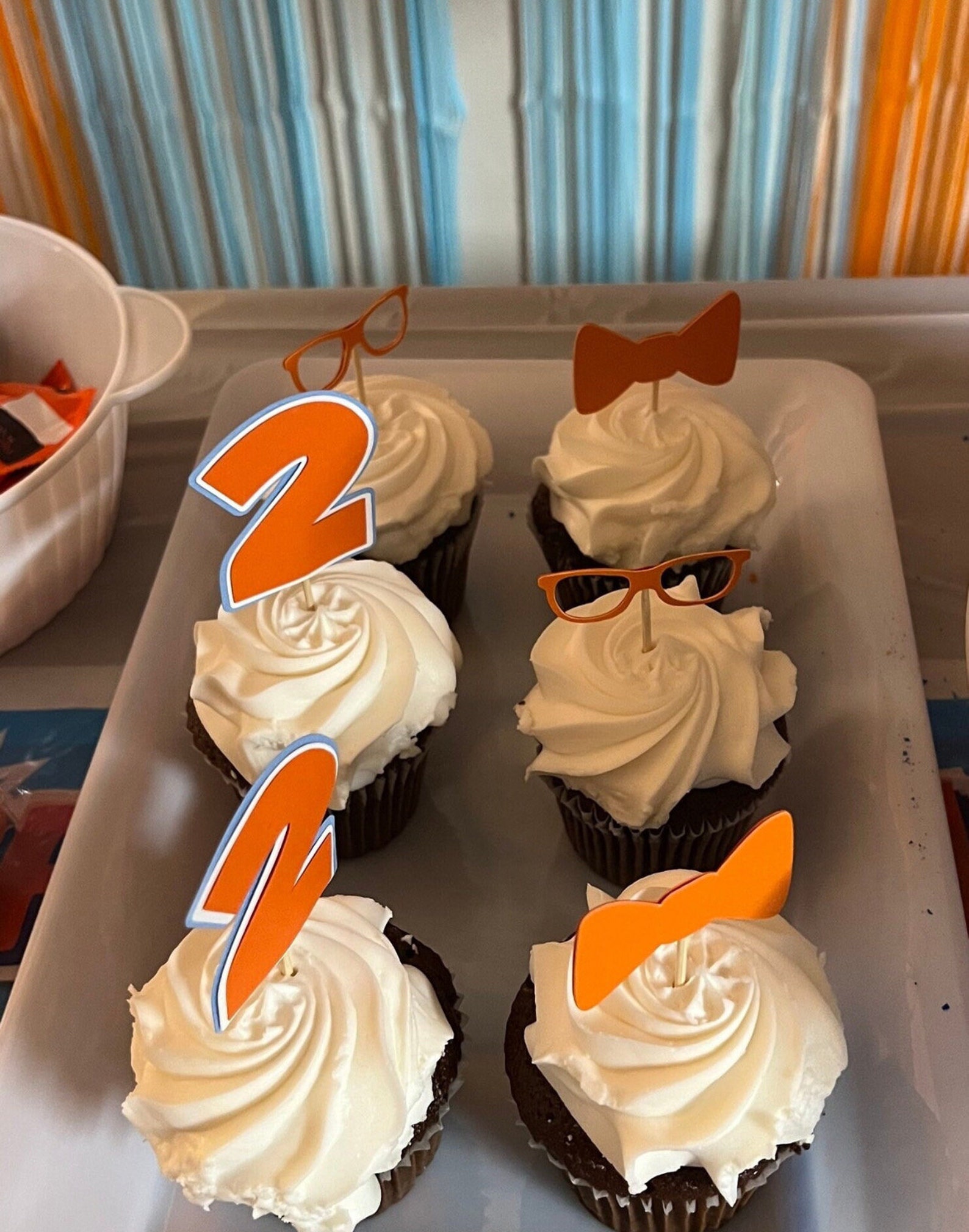 Nerd Cupcake Toppers - Etsy