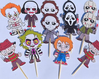 Chucky Cupcake Toppers - Etsy