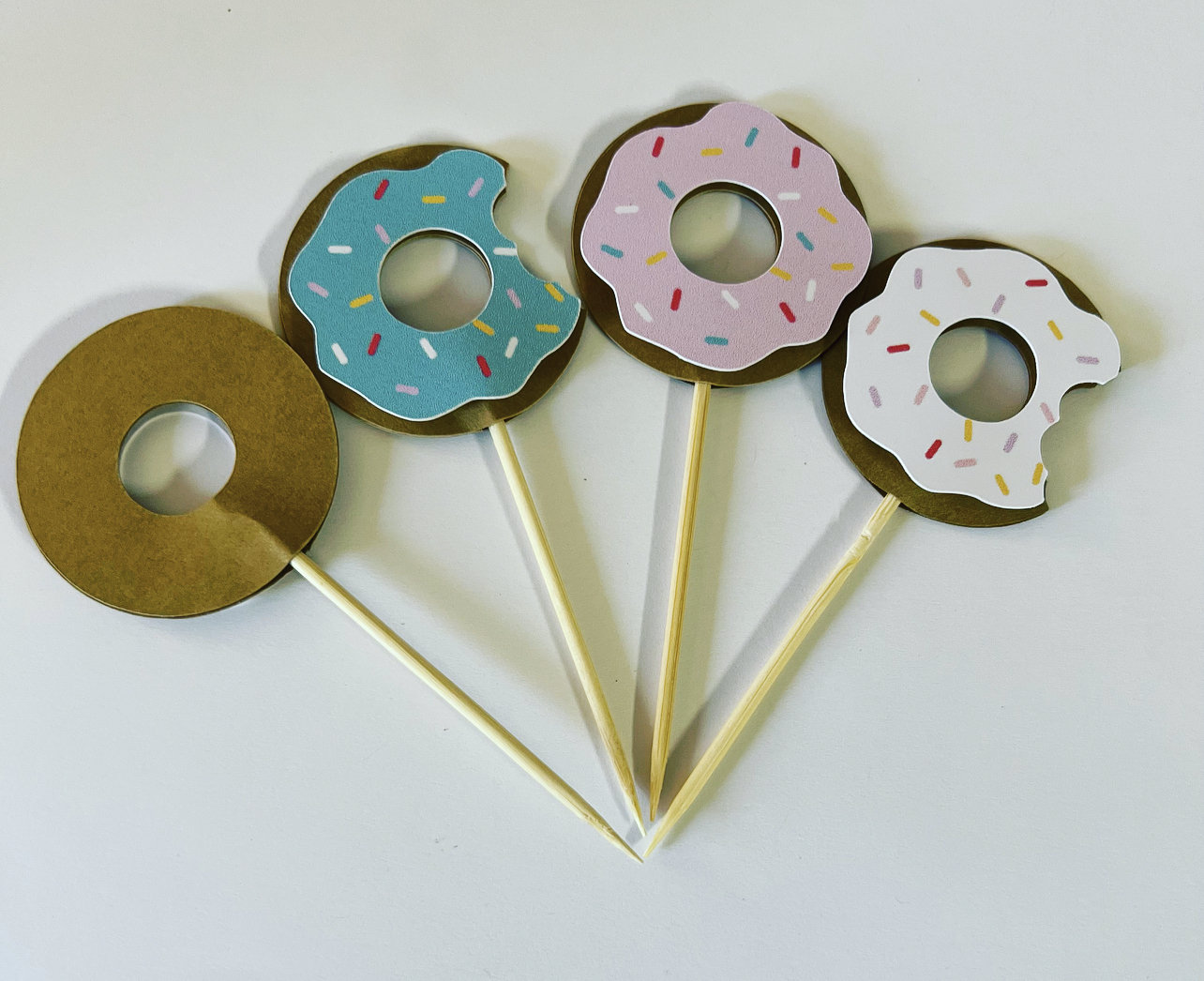 Donut Cupcake Toppers - Etsy