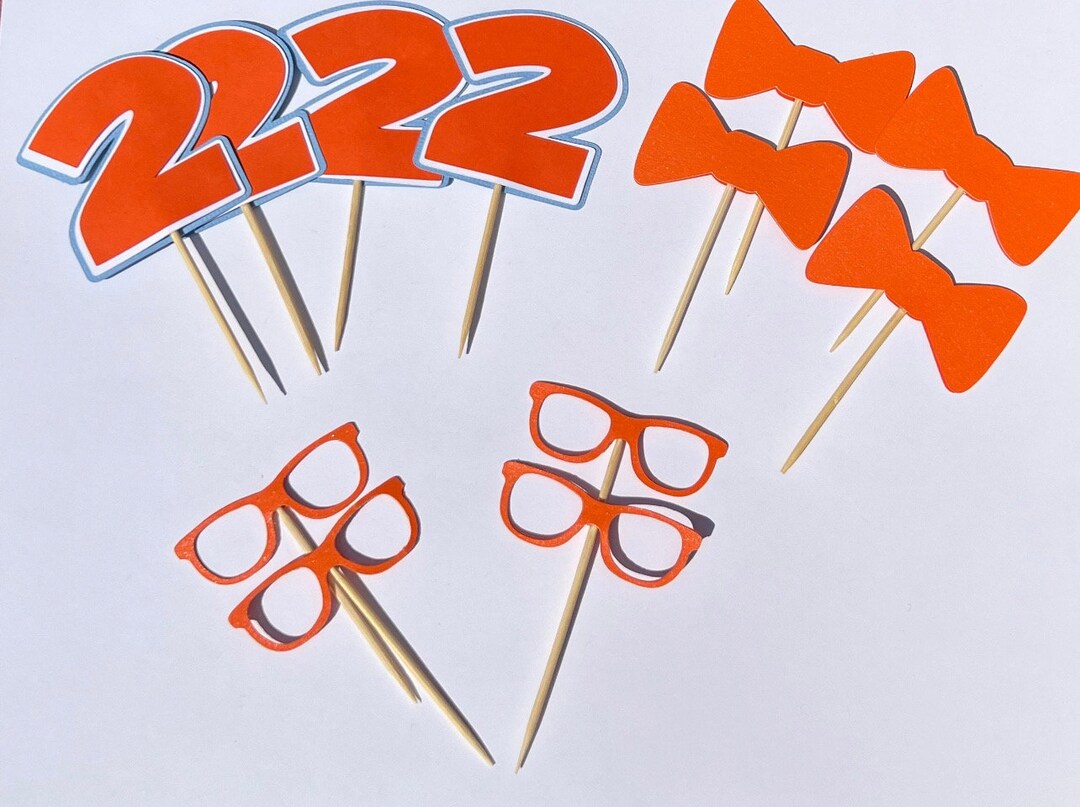 Nerd Cupcake Toppers - Etsy