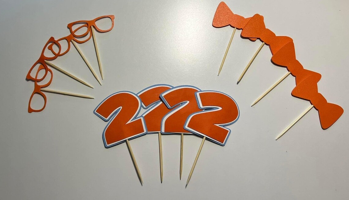Nerd Cupcake Toppers - Etsy