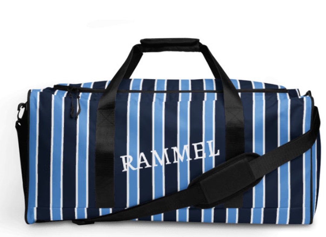 Custom Name Embroidered Duffle Bag Personalized Travel Luggage ...