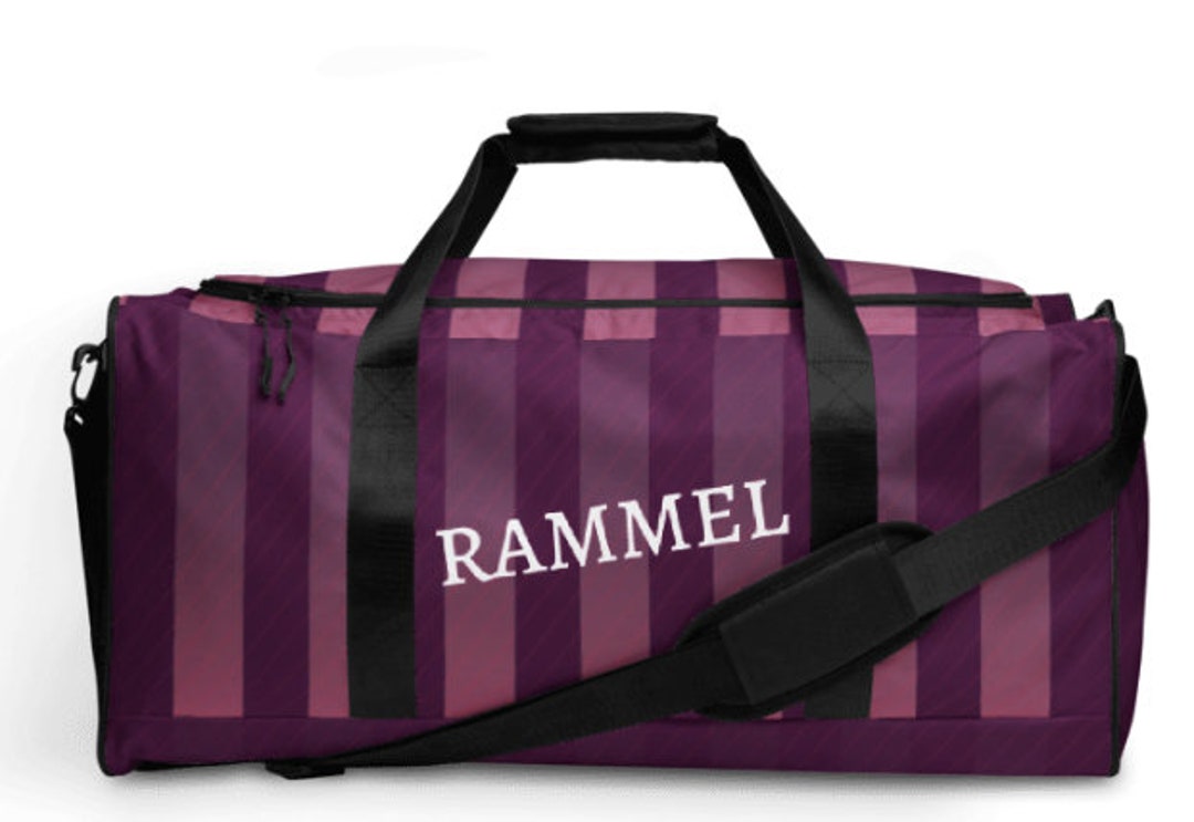 Custom Name Embroidered Duffle Bag Personalized Travel Luggage ...