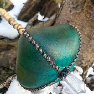 20" Large Shaman Rattle,shamanic Shaker,bamboo, Goat Skin,ancient ...