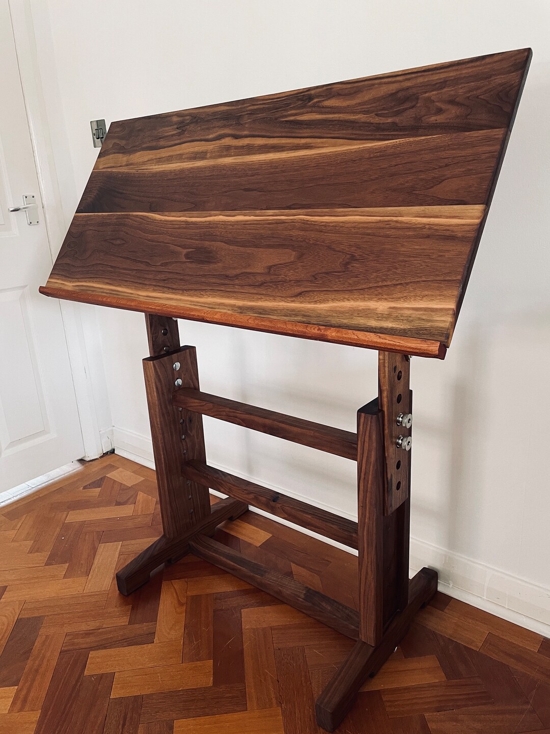 Wooden Drafting Table / Easel / Standing Desk - Height Adjustable and ...