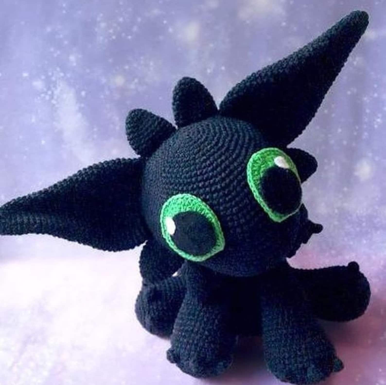 Crochet Pattern Thoothless (toothless) Amigurumi - Downloadable Pattern ...