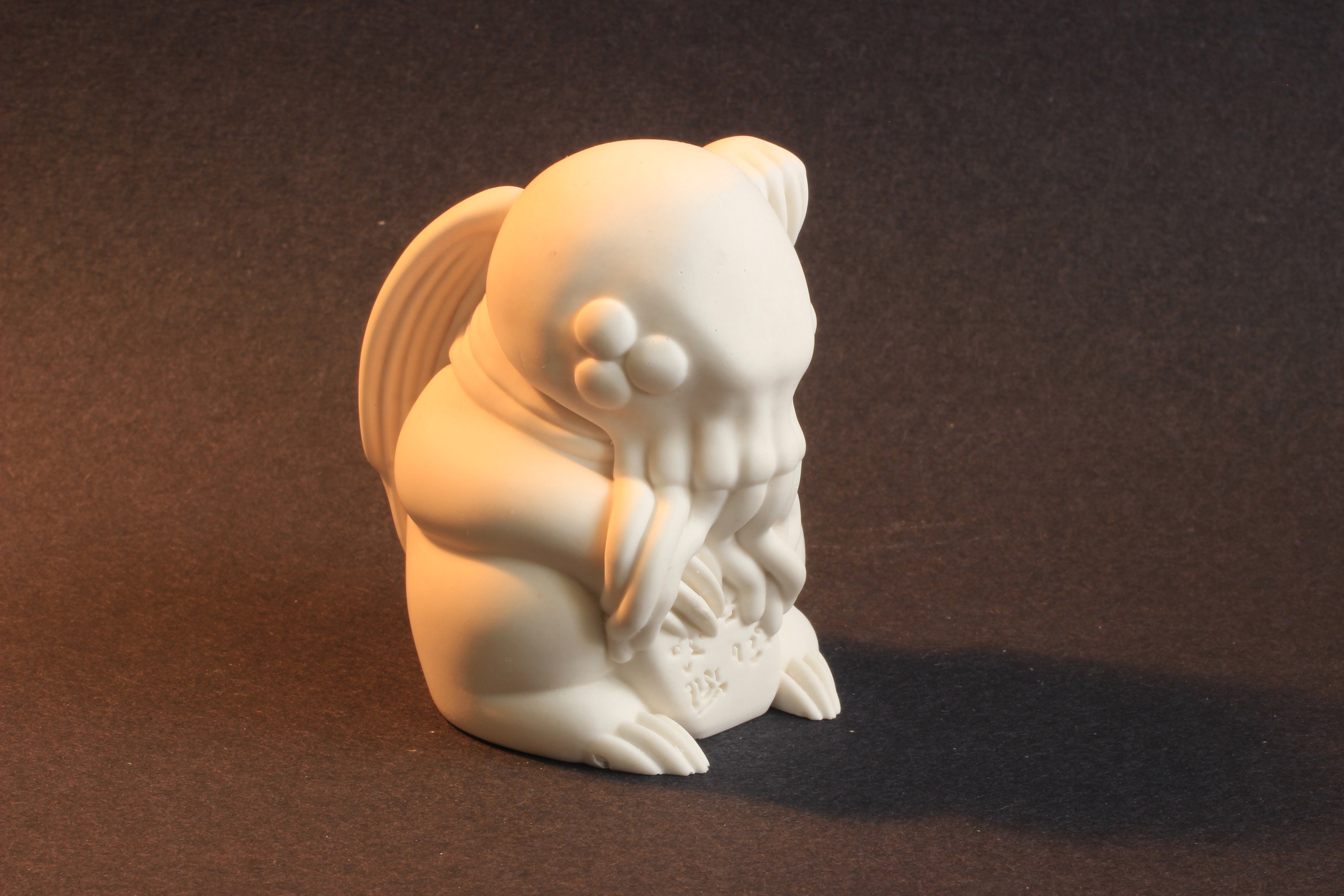 Maneki Monsters Mini : Maneki Cthulhu unpainted / White Lucky Cat ...